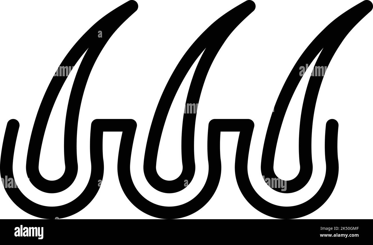 Skin hair remove icon outline vector. Candle wax. Aroma depilation ...