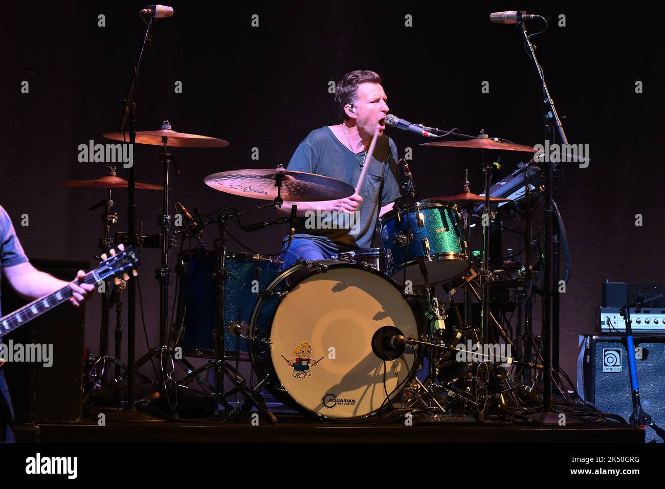 Jim Bogios during the Concert of Counting Crows The Butter Miracle Tour ...