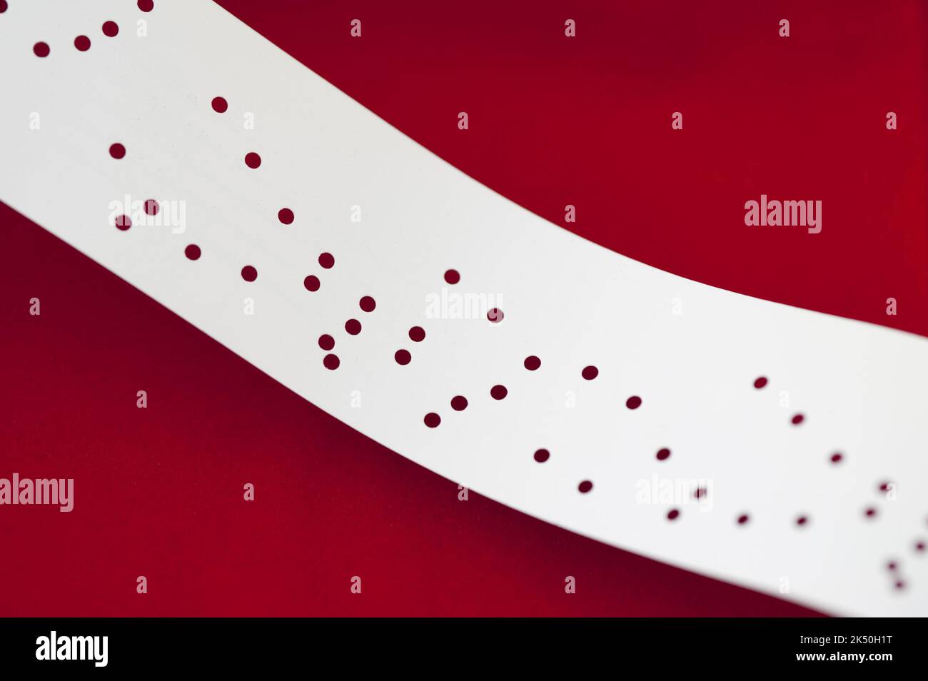 Perforated paper tape hi-res stock photography and images - Alamy