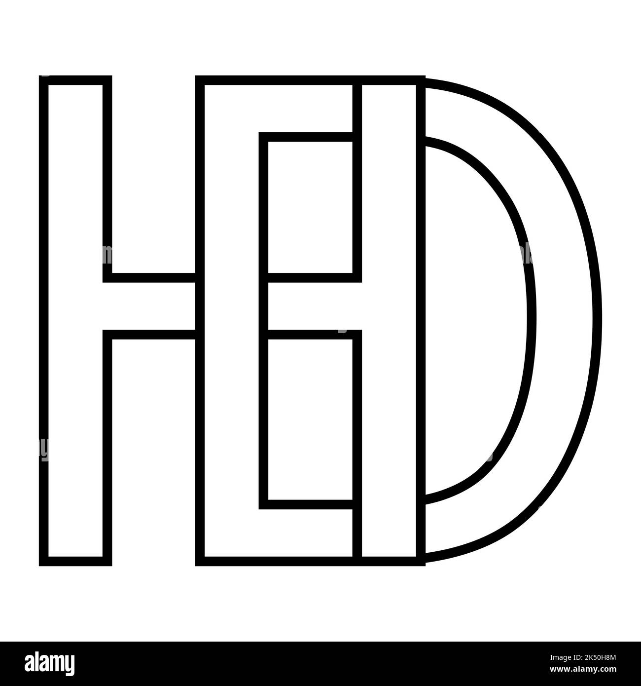 D h Stock Vector Images - Alamy