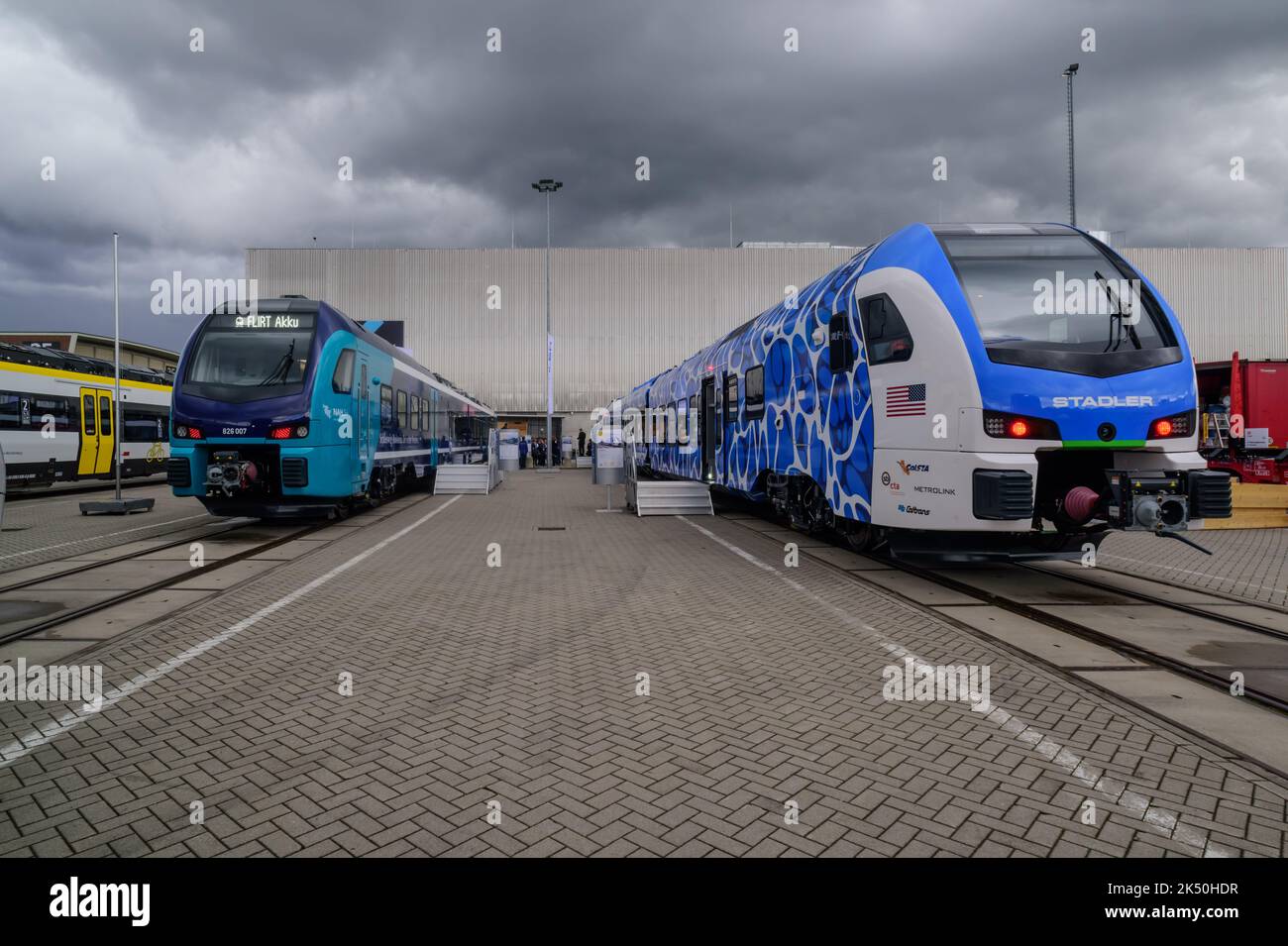 Berlin, Innotrans 2022, Stadler Flirt Akku, H2 // Berlin, Innotrans ...