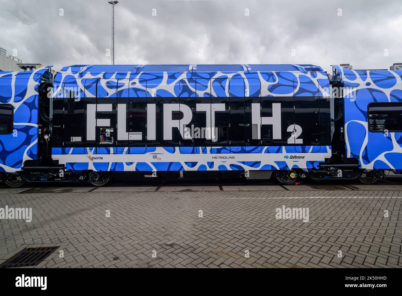 Berlin, Innotrans 2022, Stadler Wasserstoff-Zug Flirt H2 für San ...