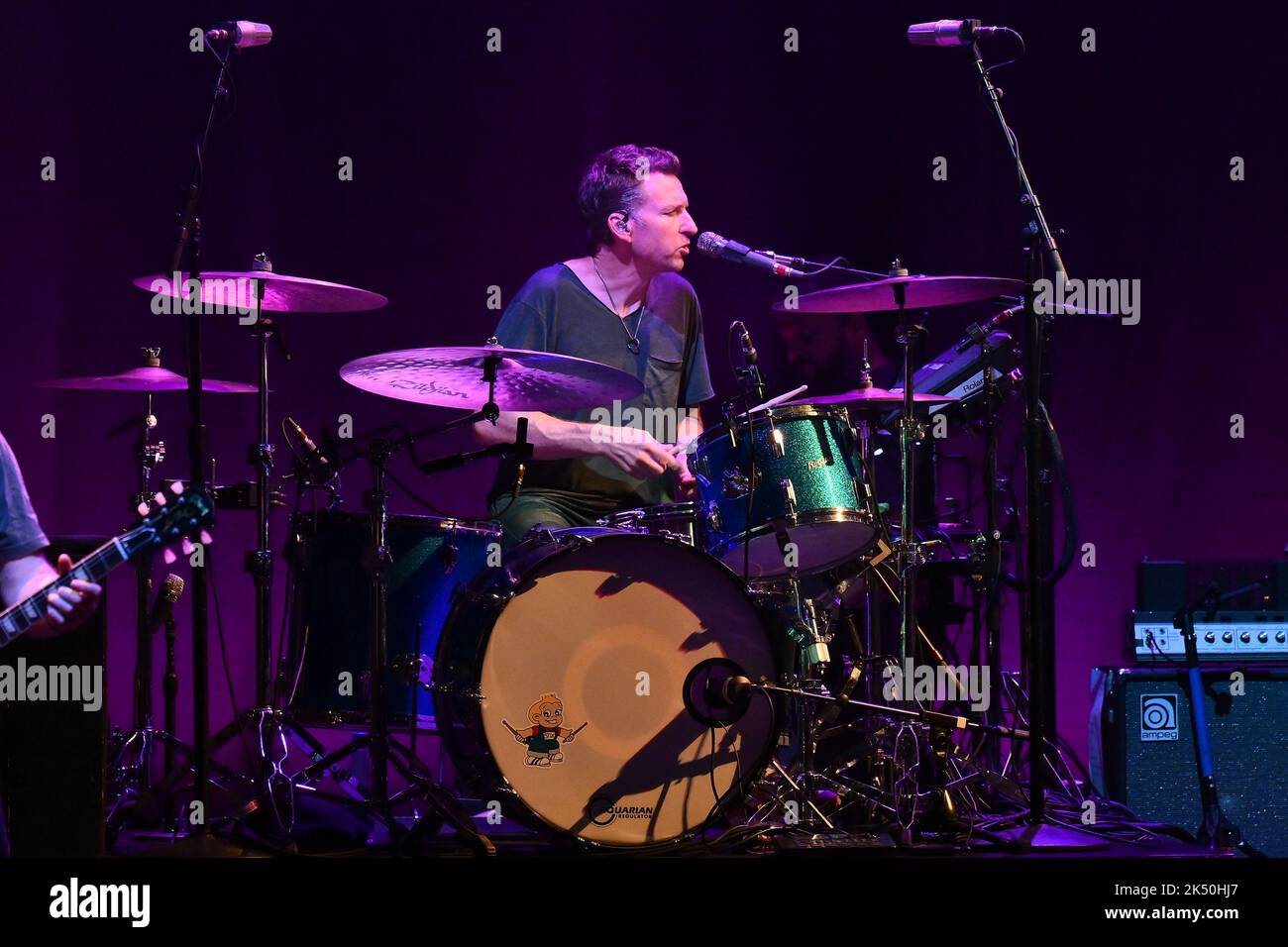 Jim Bogios during the Concert of Counting Crows The Butter Miracle Tour ...