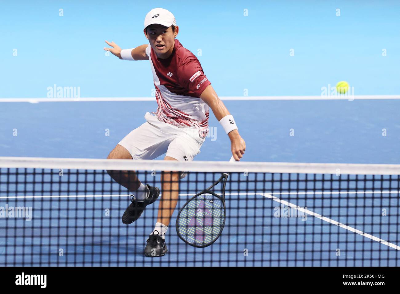 Ariake Colosseum, Tokyo, Japan. 5th Oct, 2022. Yoshihito Nishioka (JPN), OCTOBER 5, 2022 ...