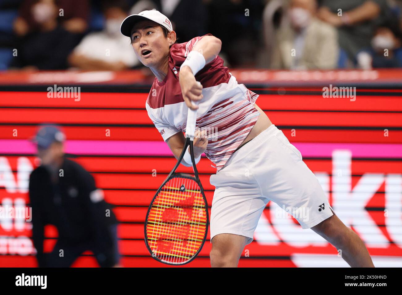 Ariake Colosseum, Tokyo, Japan. 5th Oct, 2022. Yoshihito Nishioka (JPN), OCTOBER 5, 2022 ...