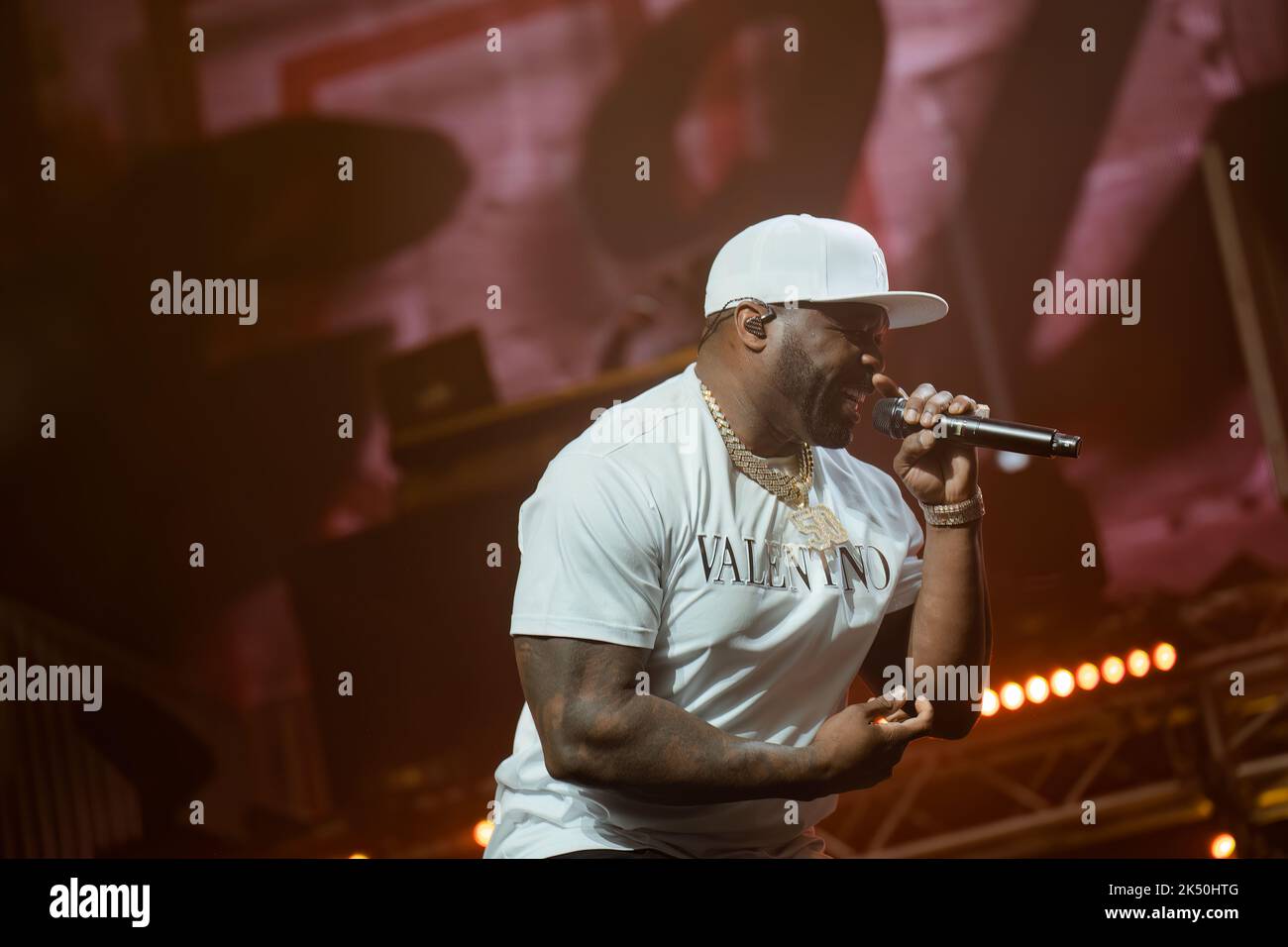 Bergen, Norway. 04th Oct, 2022. The American rapper 50 Cent performs a ...
