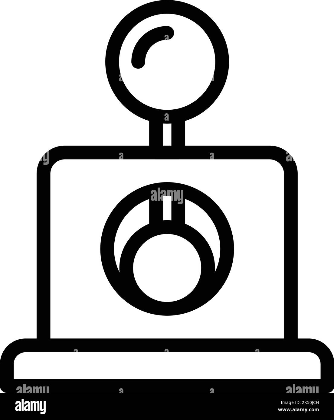 Stand cigar cutter icon outline vector. Smoke filter. Smoker health ...