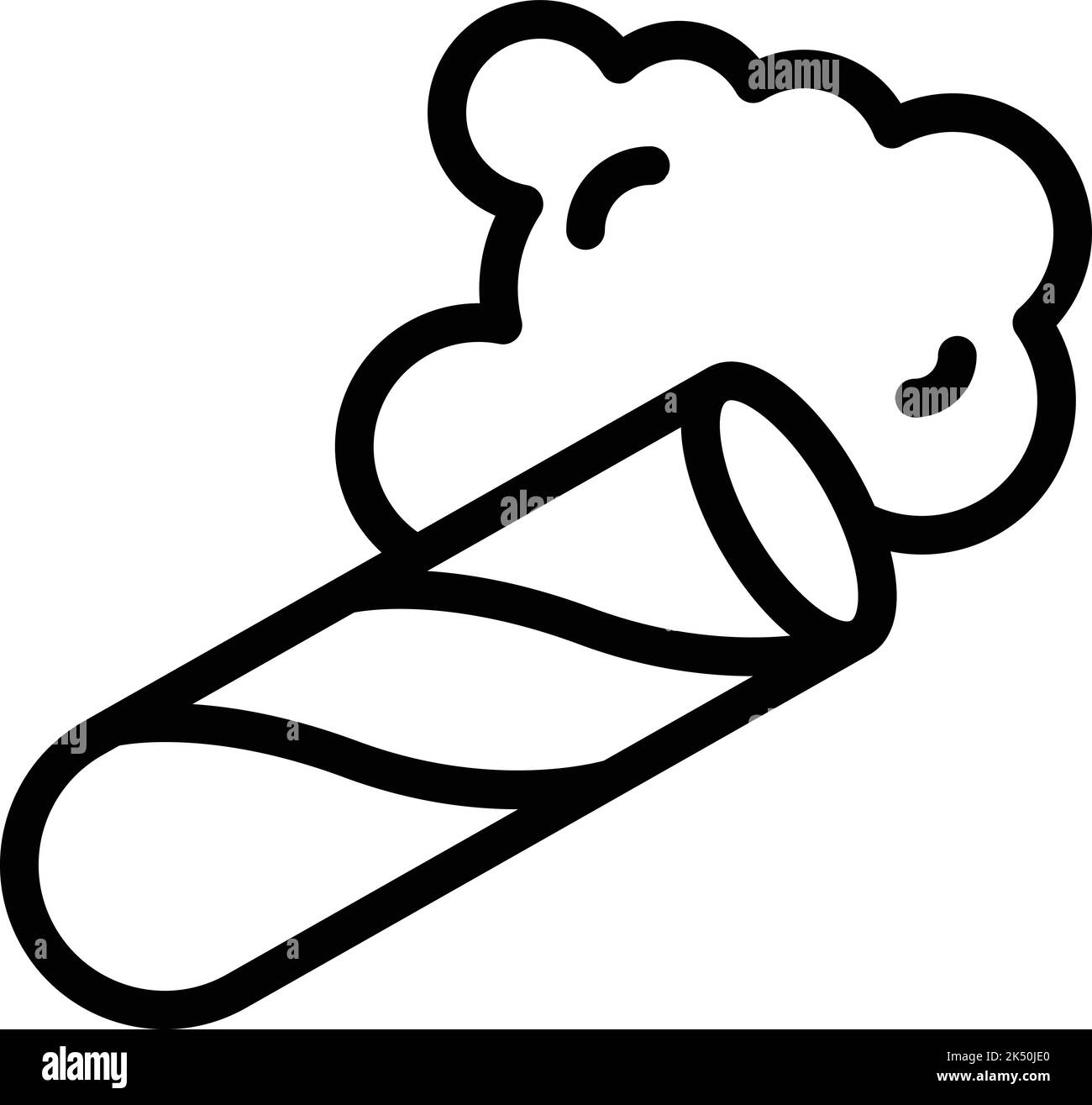 Smoking cigar icon outline vector. Tobacco smoke. Pipe health Stock Vector Image & Art - Alamy