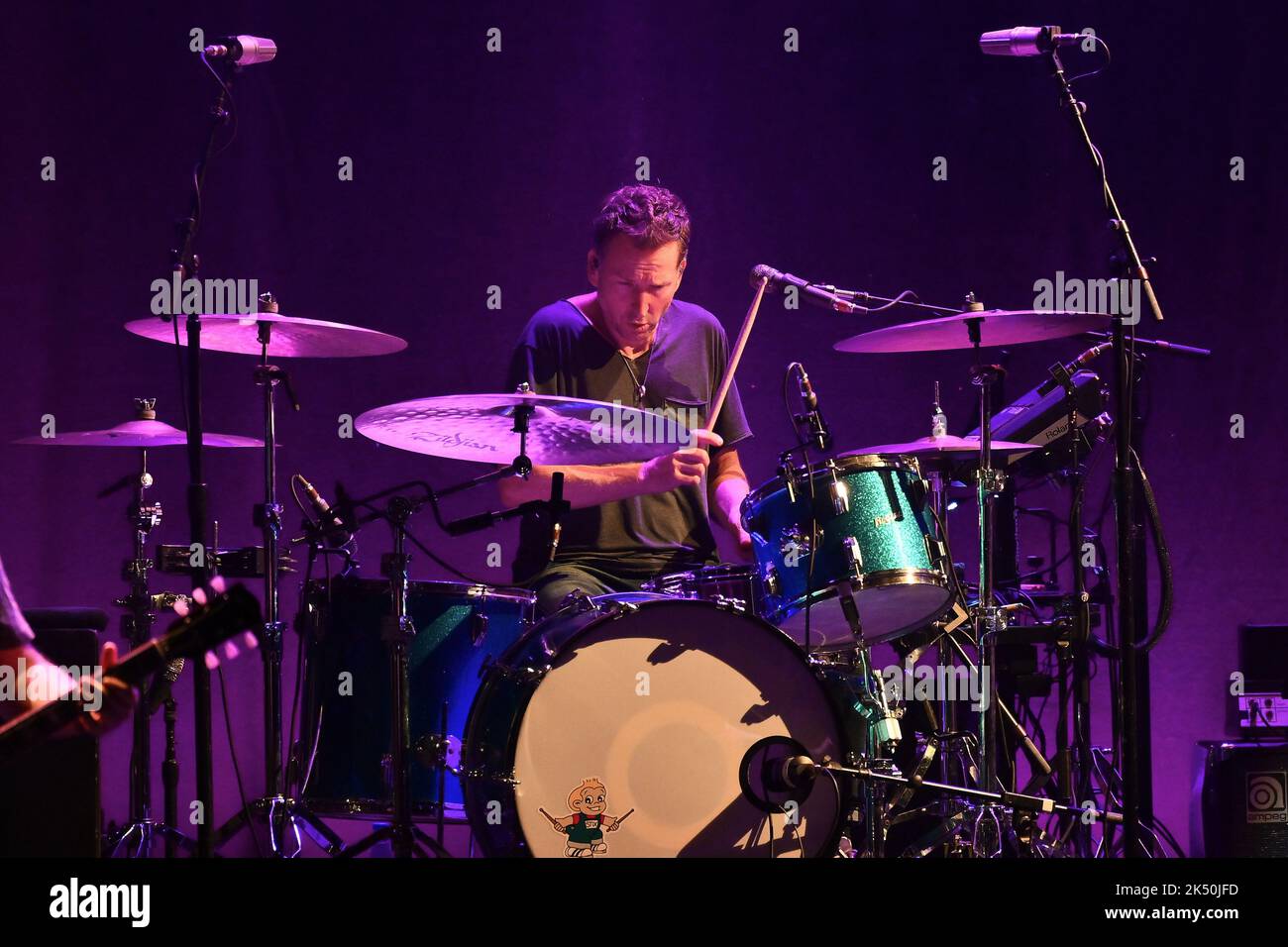 October 4, 2022, Roma, Italy: Jim Bogios during the Concert of Counting ...