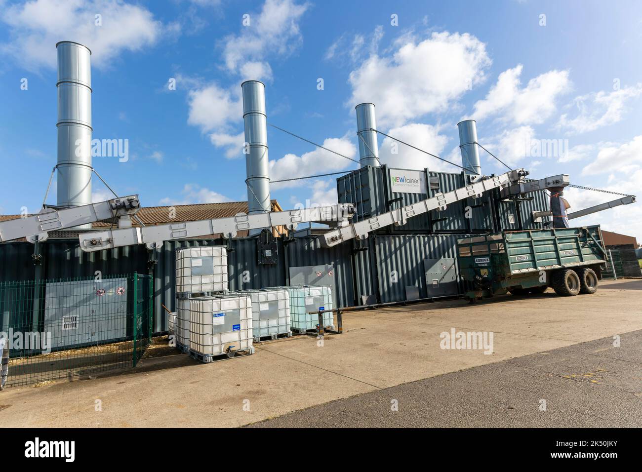 Newtainer drying machinery biogas electricity generation, AgriGen Ltd ...