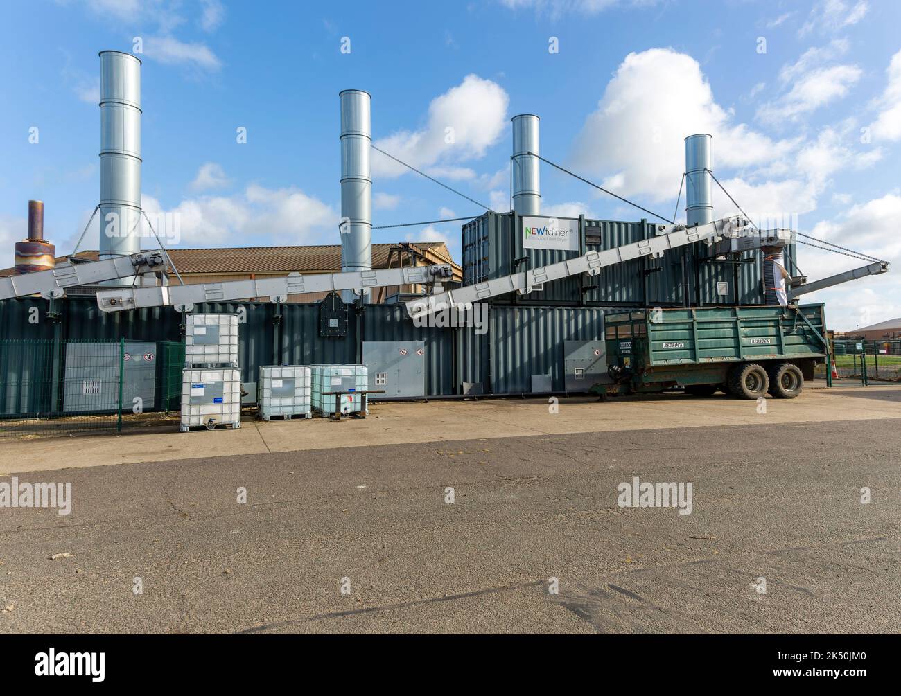 Newtainer drying machinery biogas electricity generation, AgriGen Ltd ...