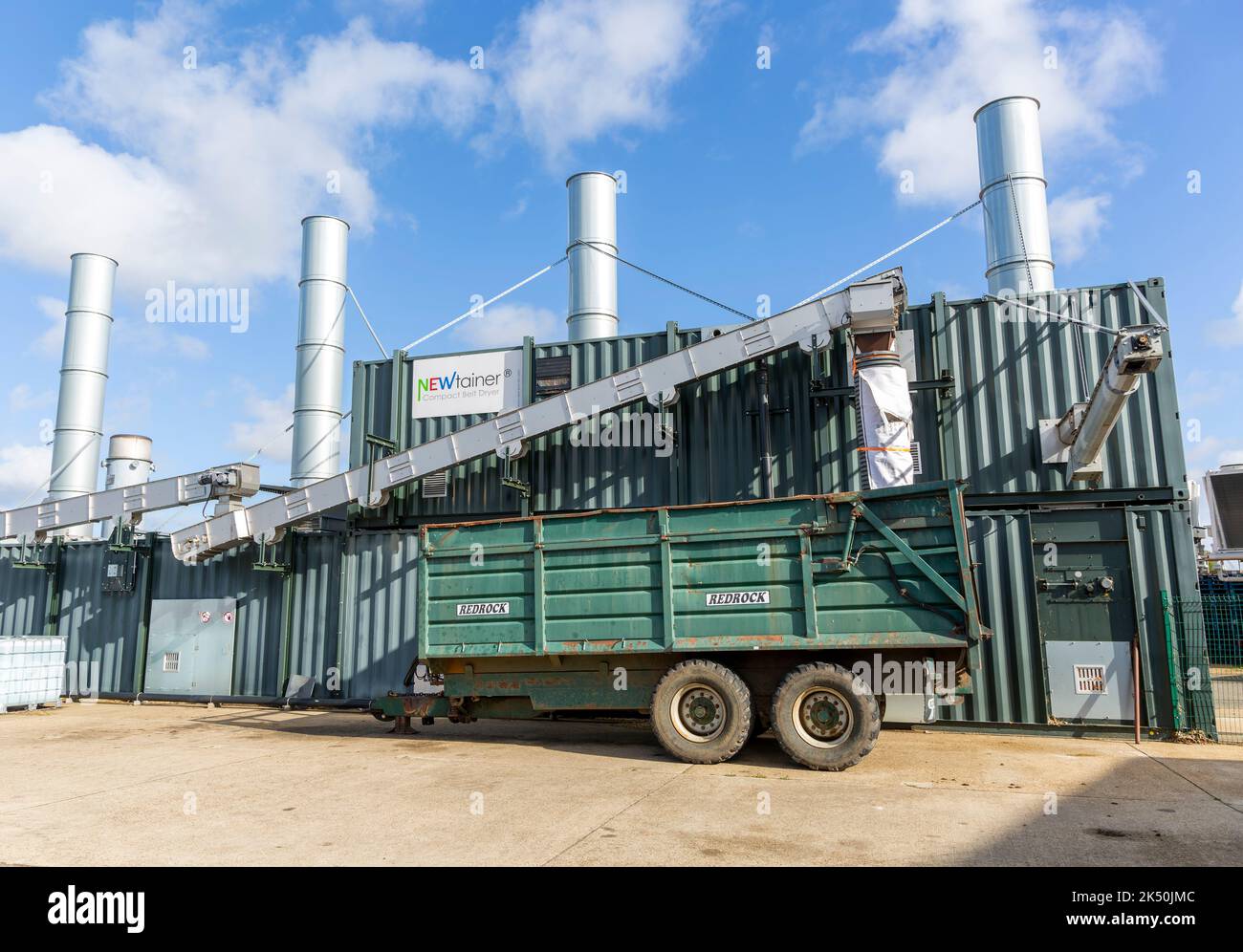 Newtainer drying machinery biogas electricity generation, AgriGen Ltd ...