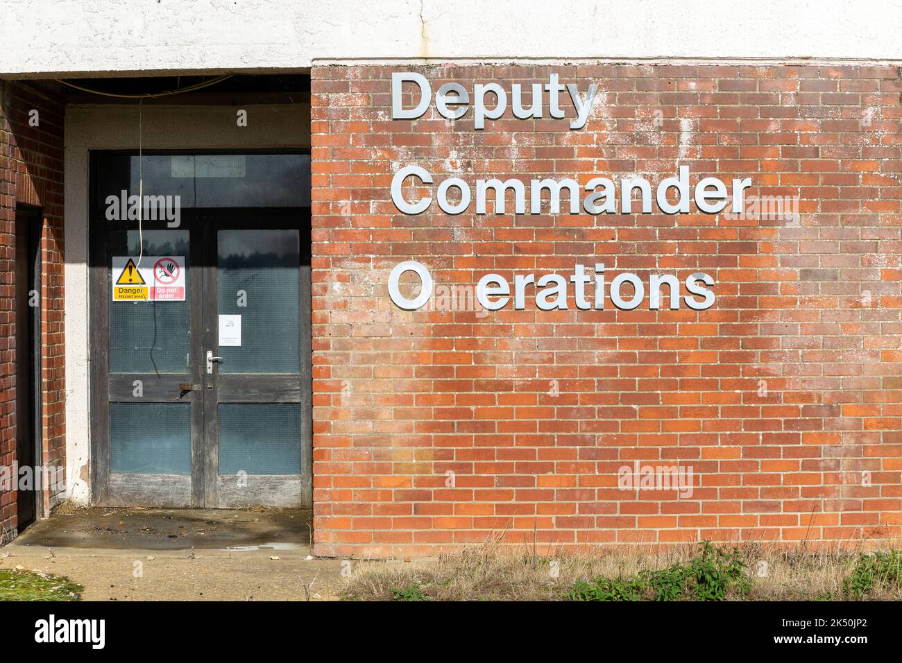 Disused buildings former command centre operations, Bentwaters Park ...