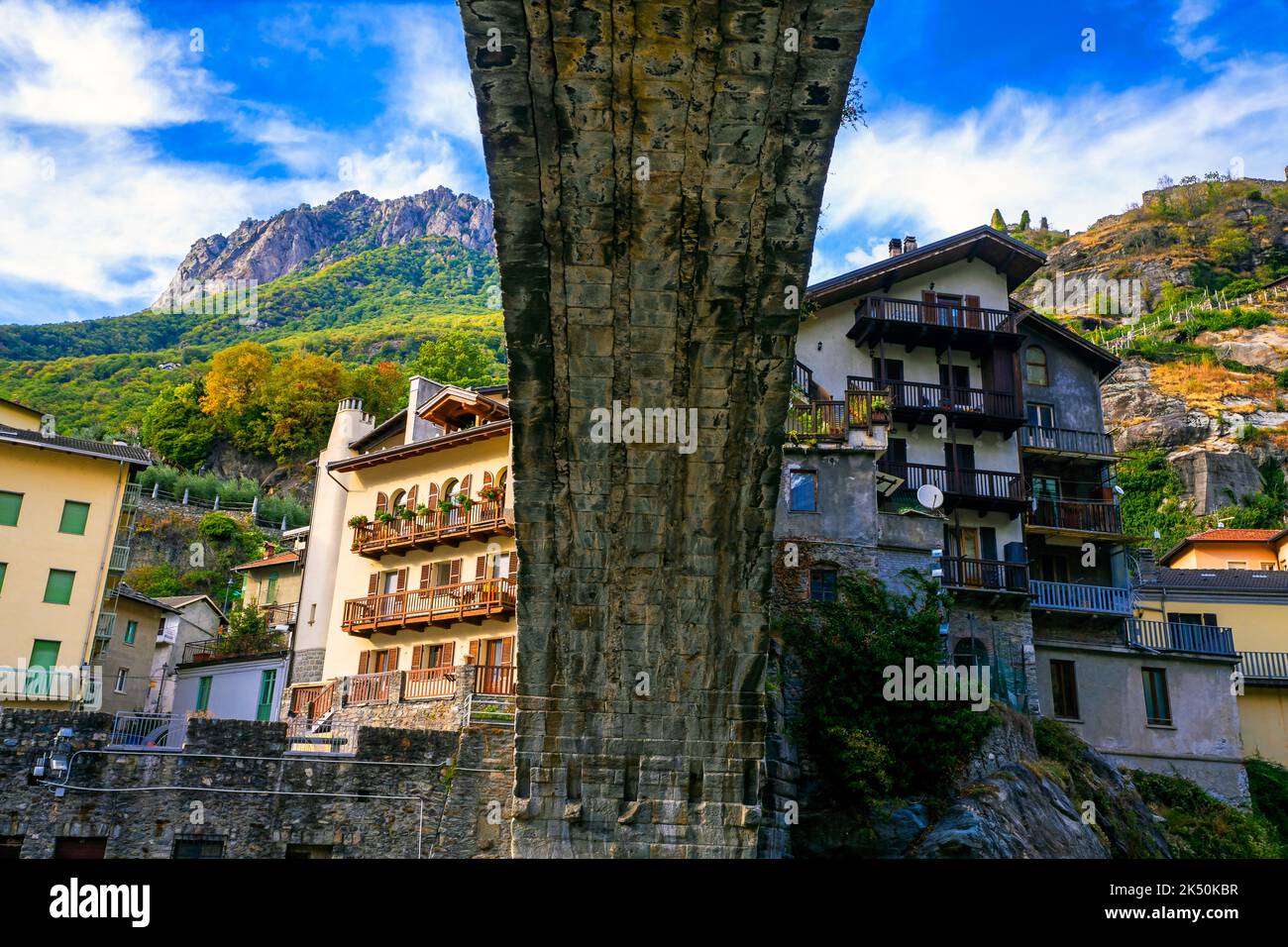 Remarkable early Roman bridge, built in 25 BC. Spans across the waters ...