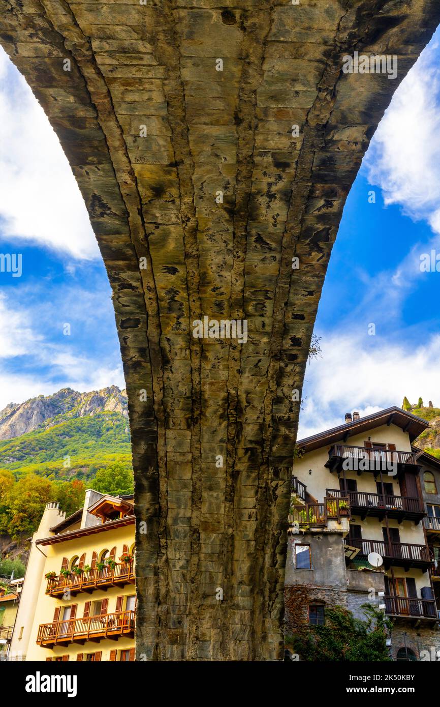 Remarkable early Roman bridge, built in 25 BC. Spans across the waters ...