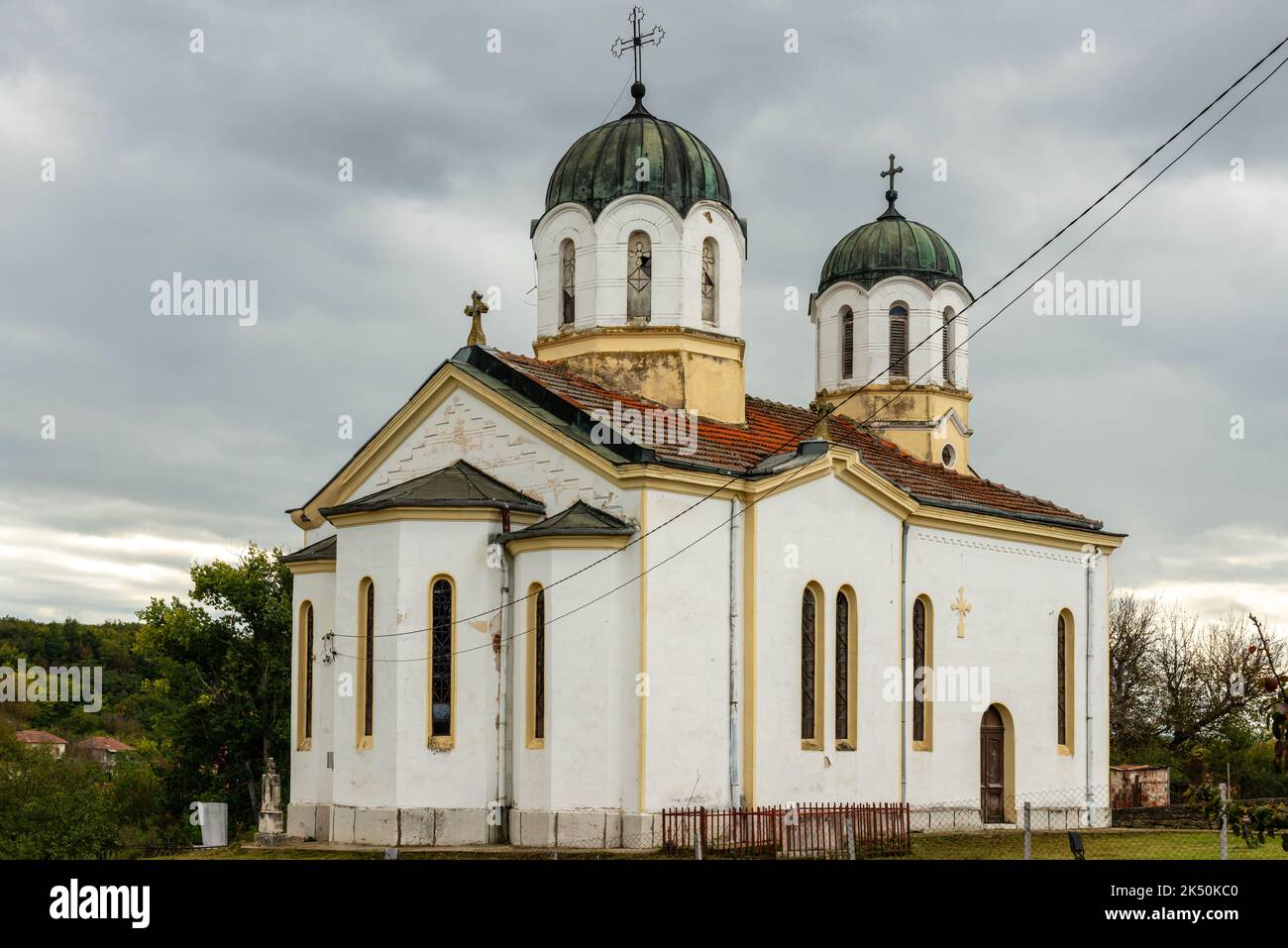 Eastern Orthodox Church in rural Bulgaria, Eastern Europe, Balkans, EU ...
