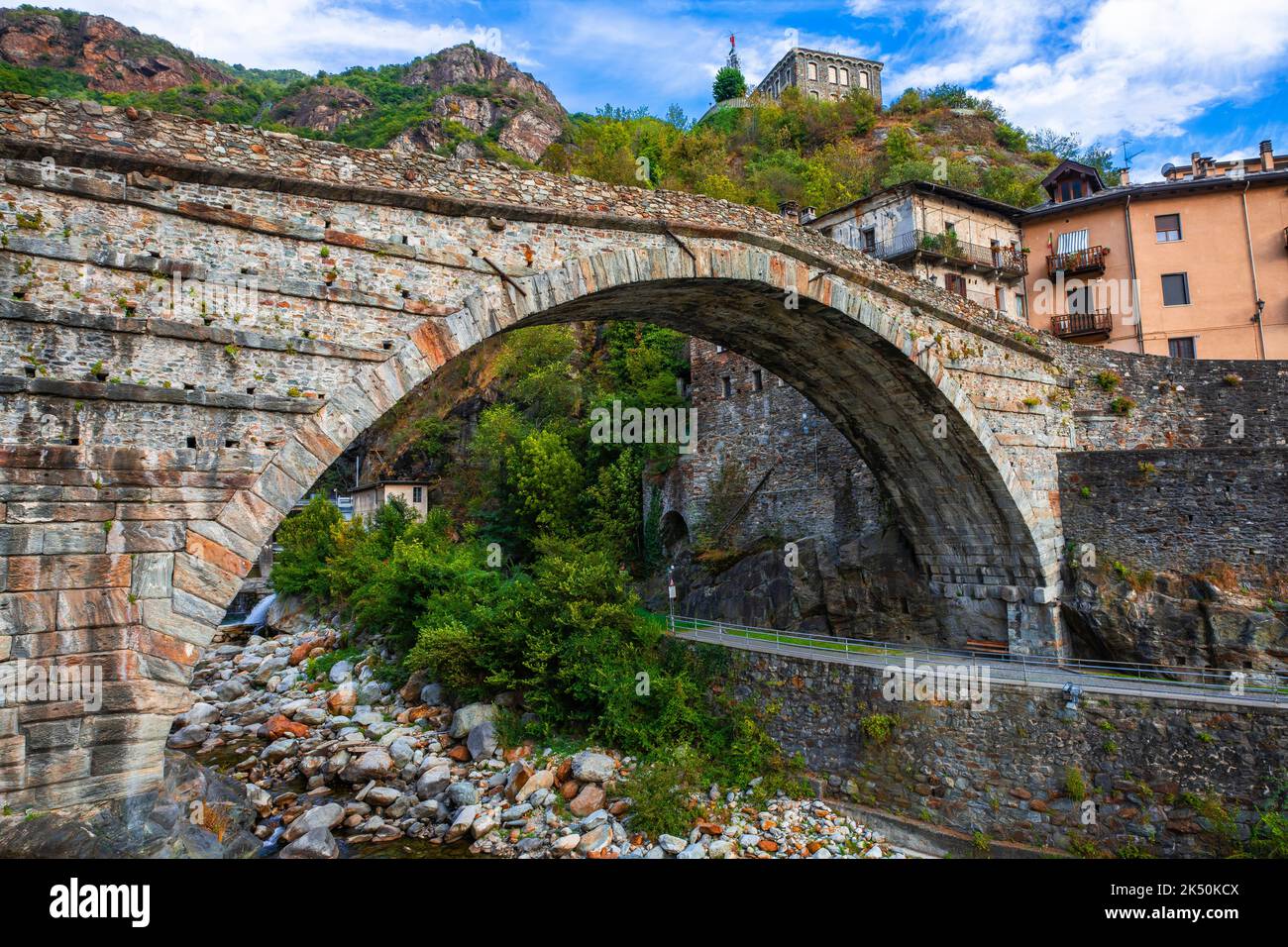 Remarkable early Roman bridge, built in 25 BC. Spans across the waters ...
