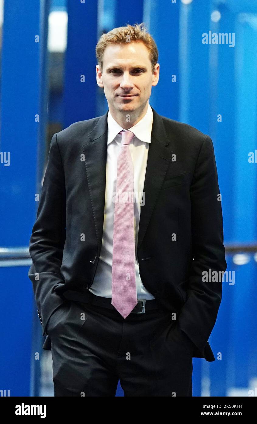 Chief Secretary to the Treasury Chris Philp during the Conservative ...