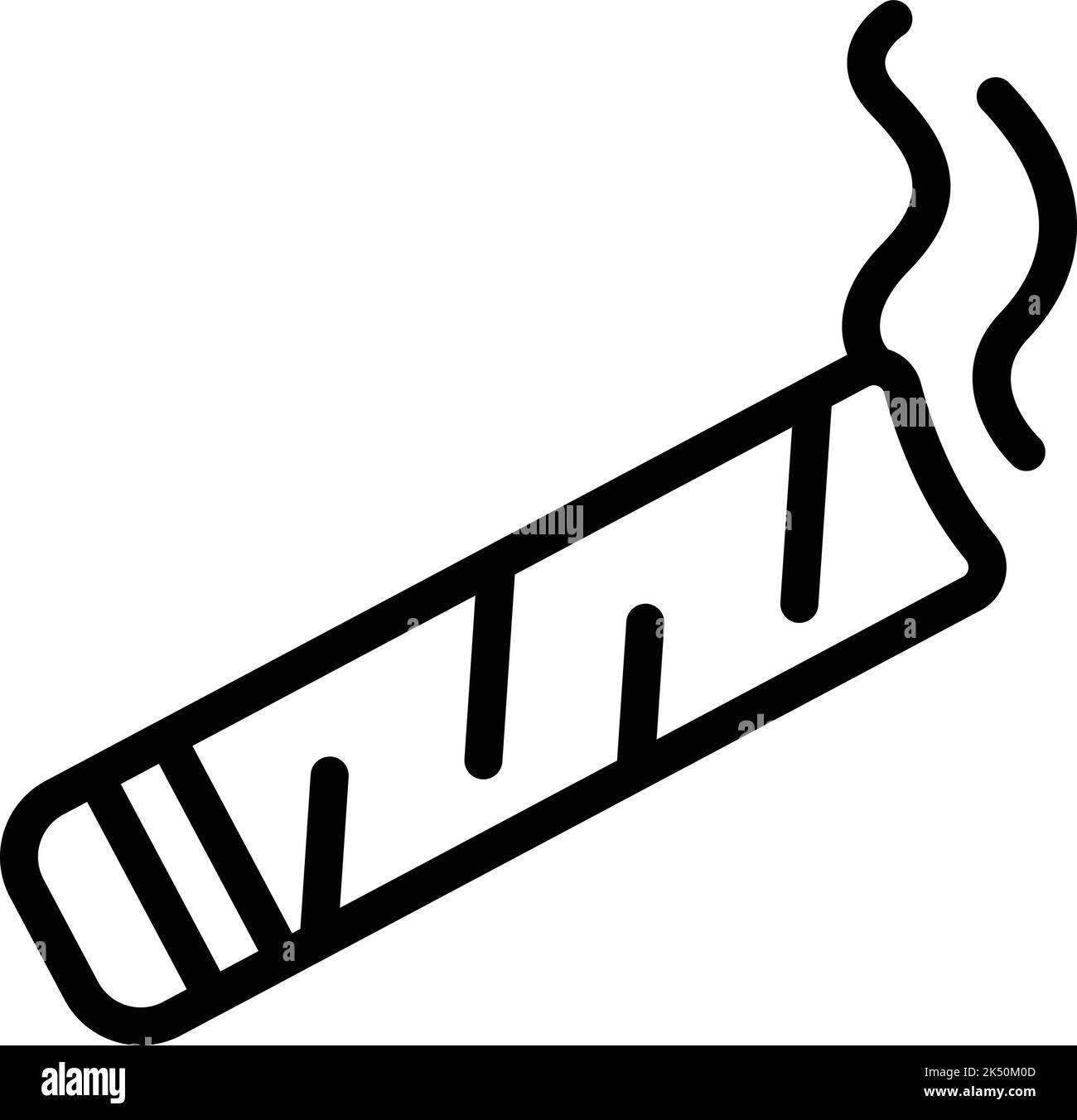 Smell cigar icon outline vector. Cigarette tobacco. Smoke filter Stock ...