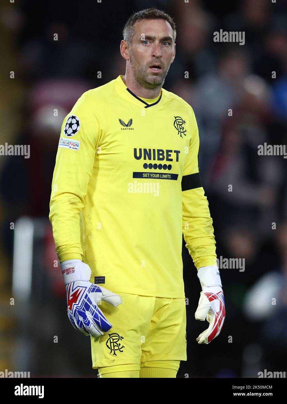 Allan mcgregor rangers champions league hi-res stock photography and ...