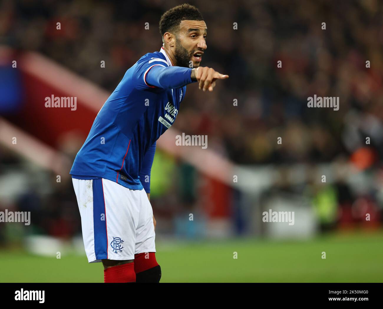 Liverpool, UK. 4th Oct, 2022. Connor Goldson of Rangers during the UEFA ...