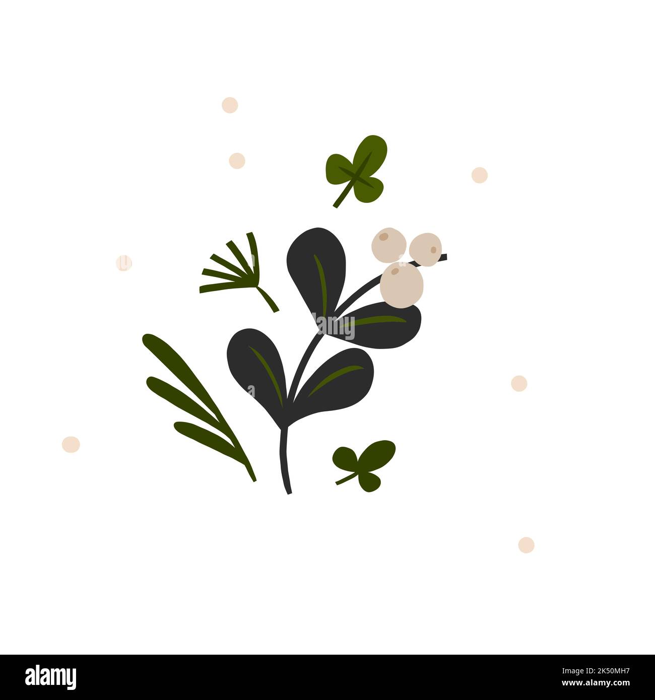 Hand drawn vector abstract graphic Merry Christmas and Happy new year ...