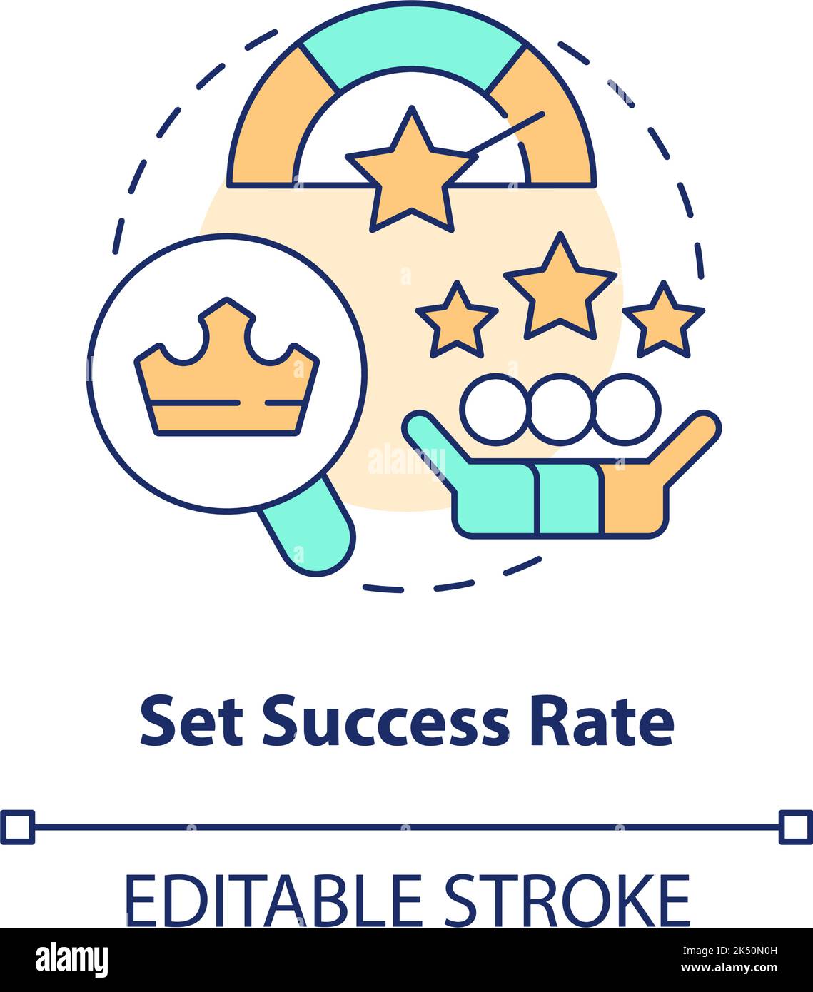 Measure result symbol concept Stock Vector Images - Alamy
