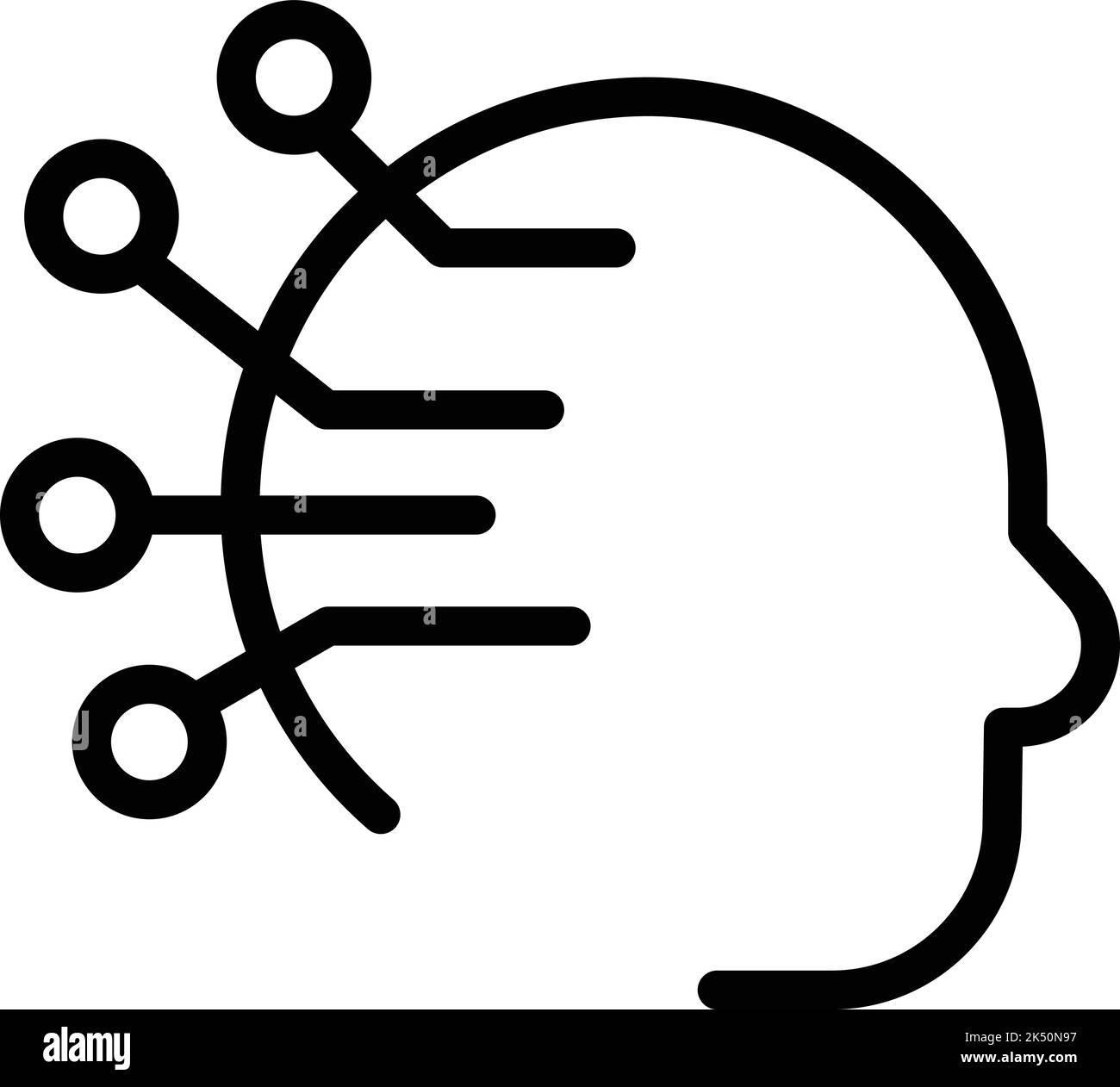 Mindfulness icon outline vector. Mind health. Balance energy Stock ...