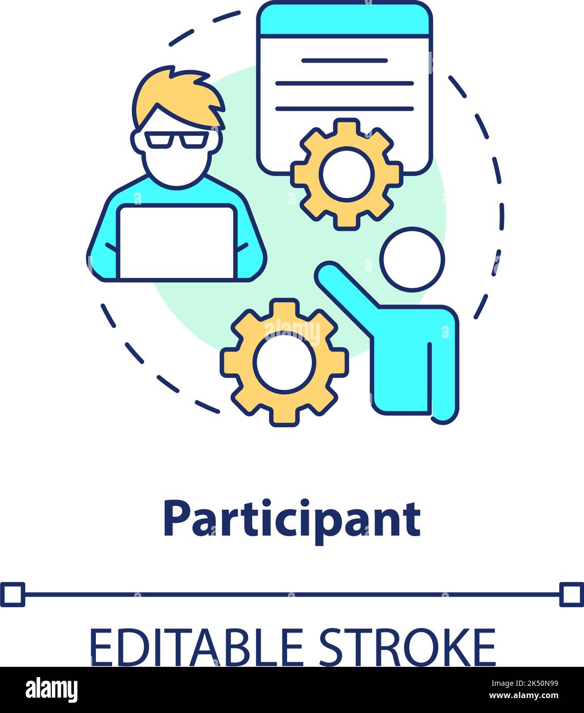 Logo participant Stock Vector Images - Alamy