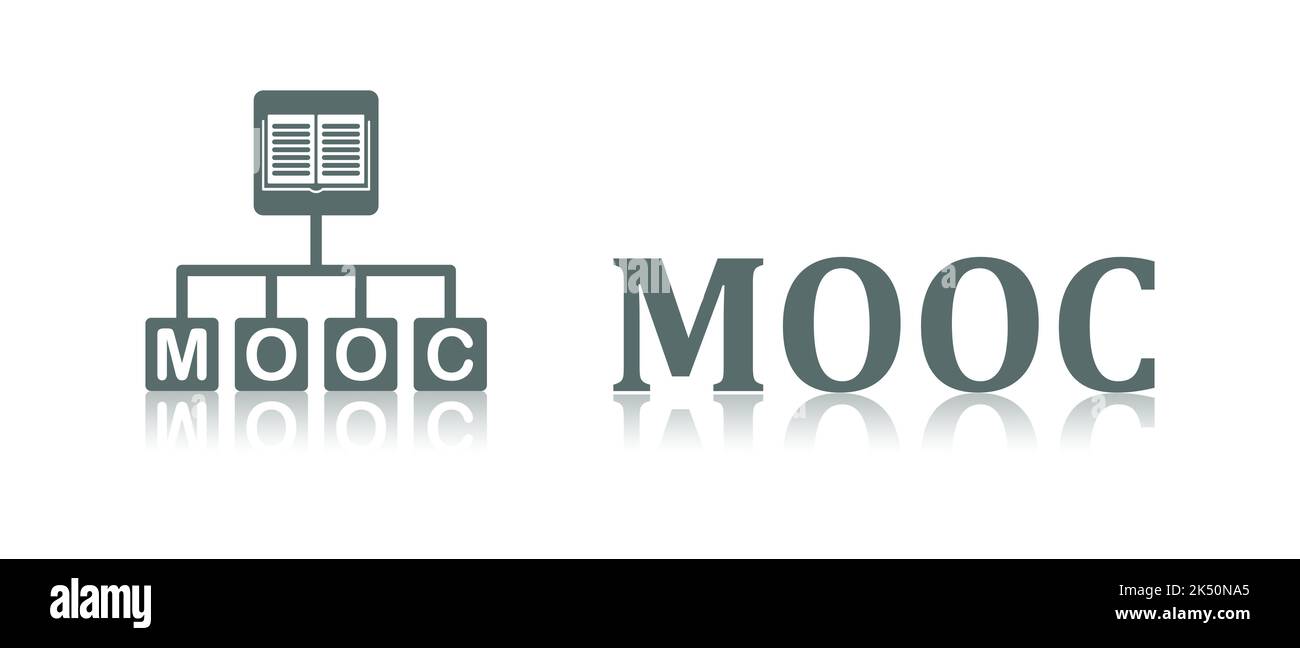 Illustration of a mooc concept Stock Photo - Alamy