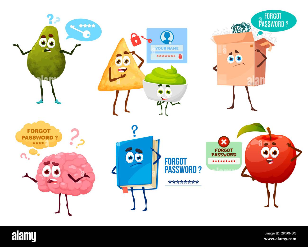 Apple password Stock Vector Images - Alamy