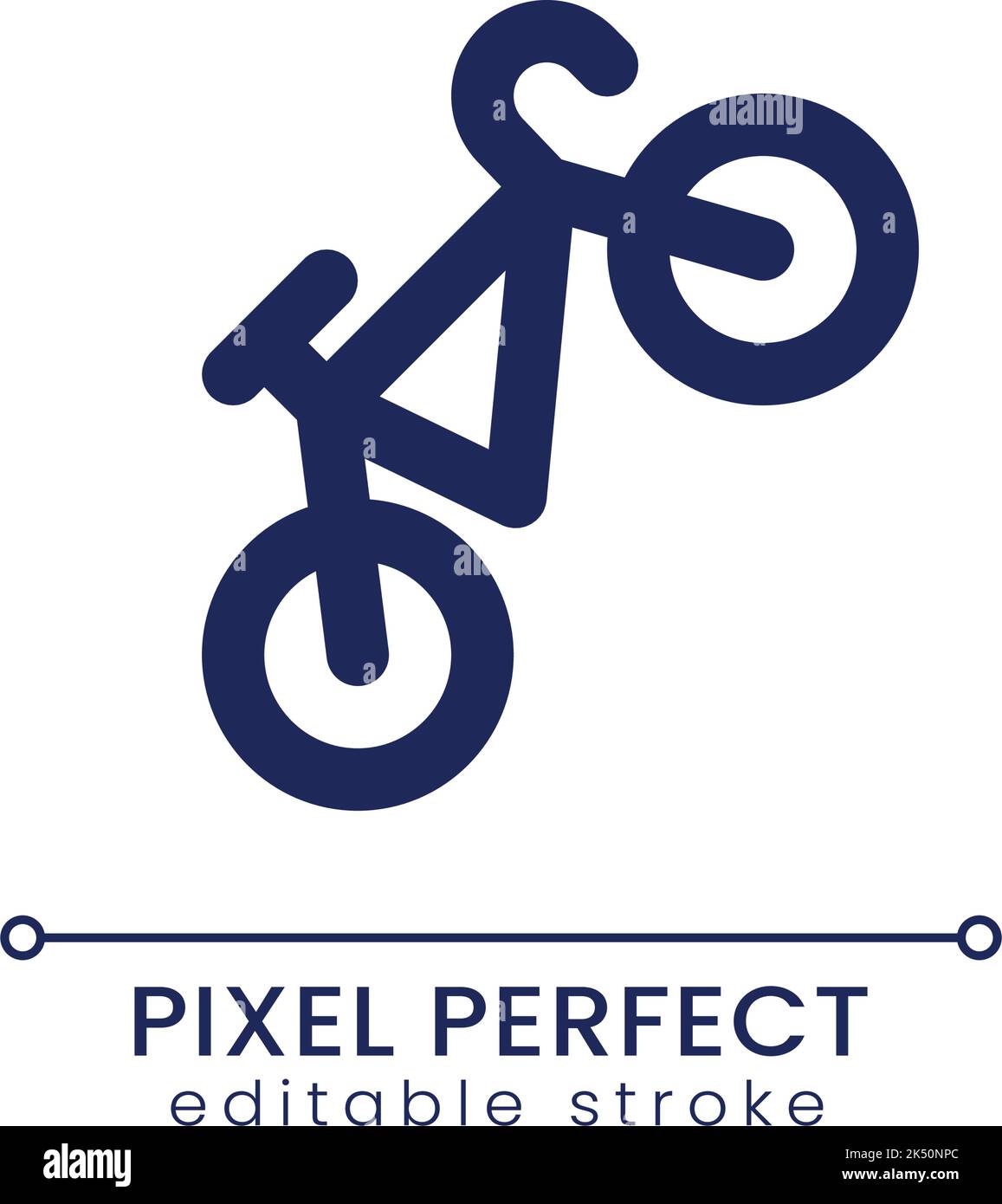 Minimalistic bicycle icon vector hi-res stock photography and images ...