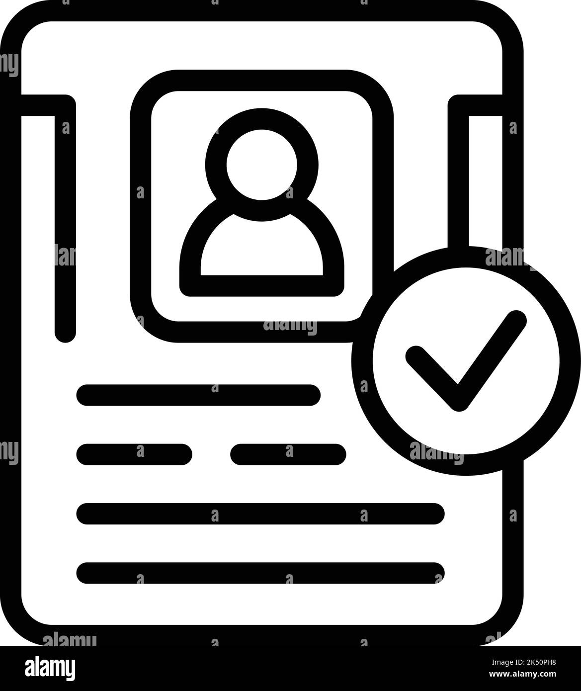 Skill avatar icon outline vector. Training level. Professional career ...