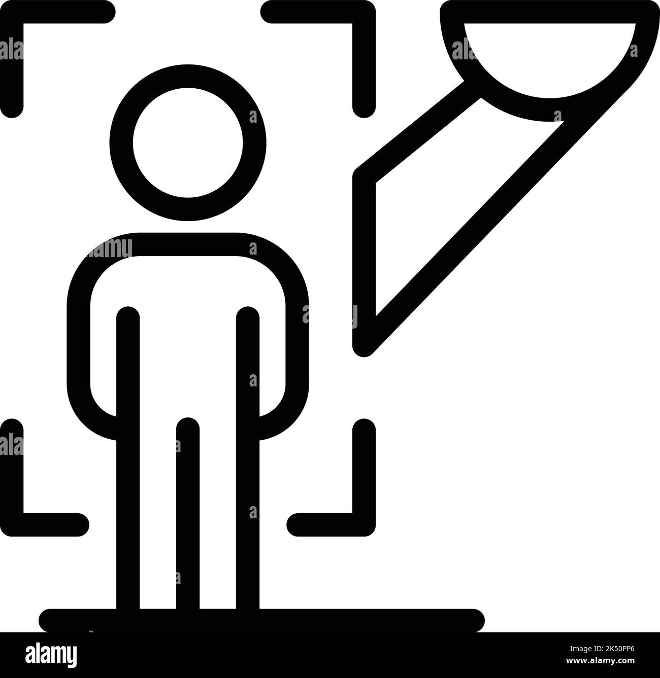 Customer statement icon outline vector. Integrity core. Mission trust ...