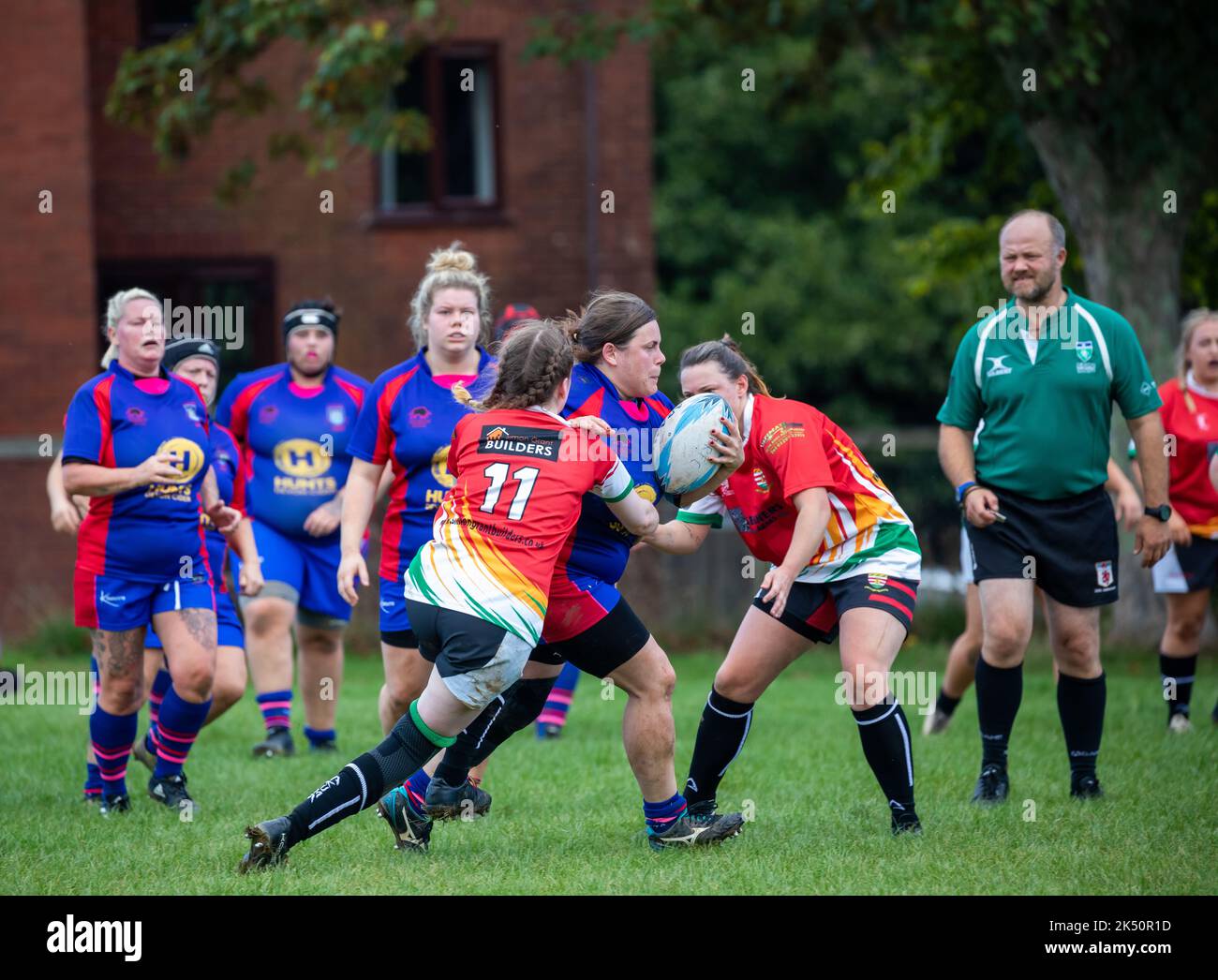 Totnes RFC play against Camborne RFC at their ground in Totnes, Devon ...