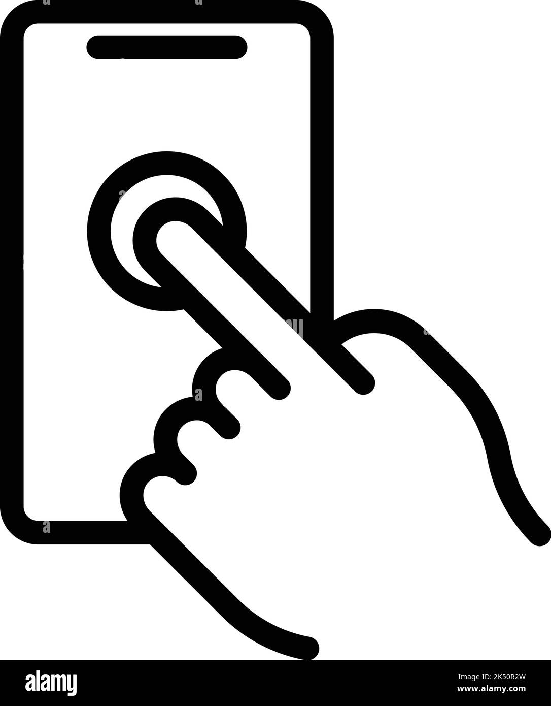 Using kiosk touch screen Cut Out Stock Images & Pictures - Alamy