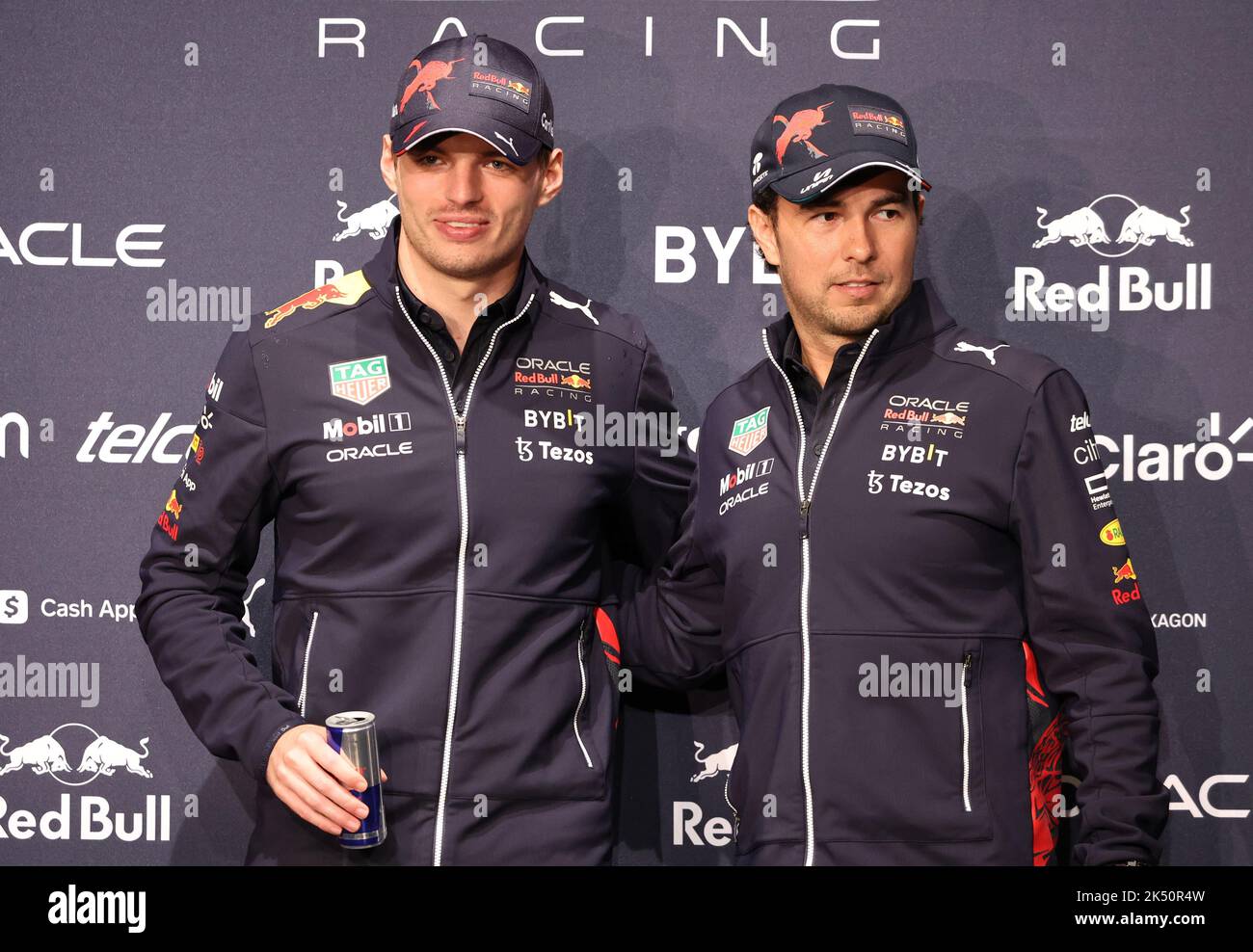 Tokyo, Japan. 5th Oct, 2022. Red Bull Racing Formula-1 drivers Max ...