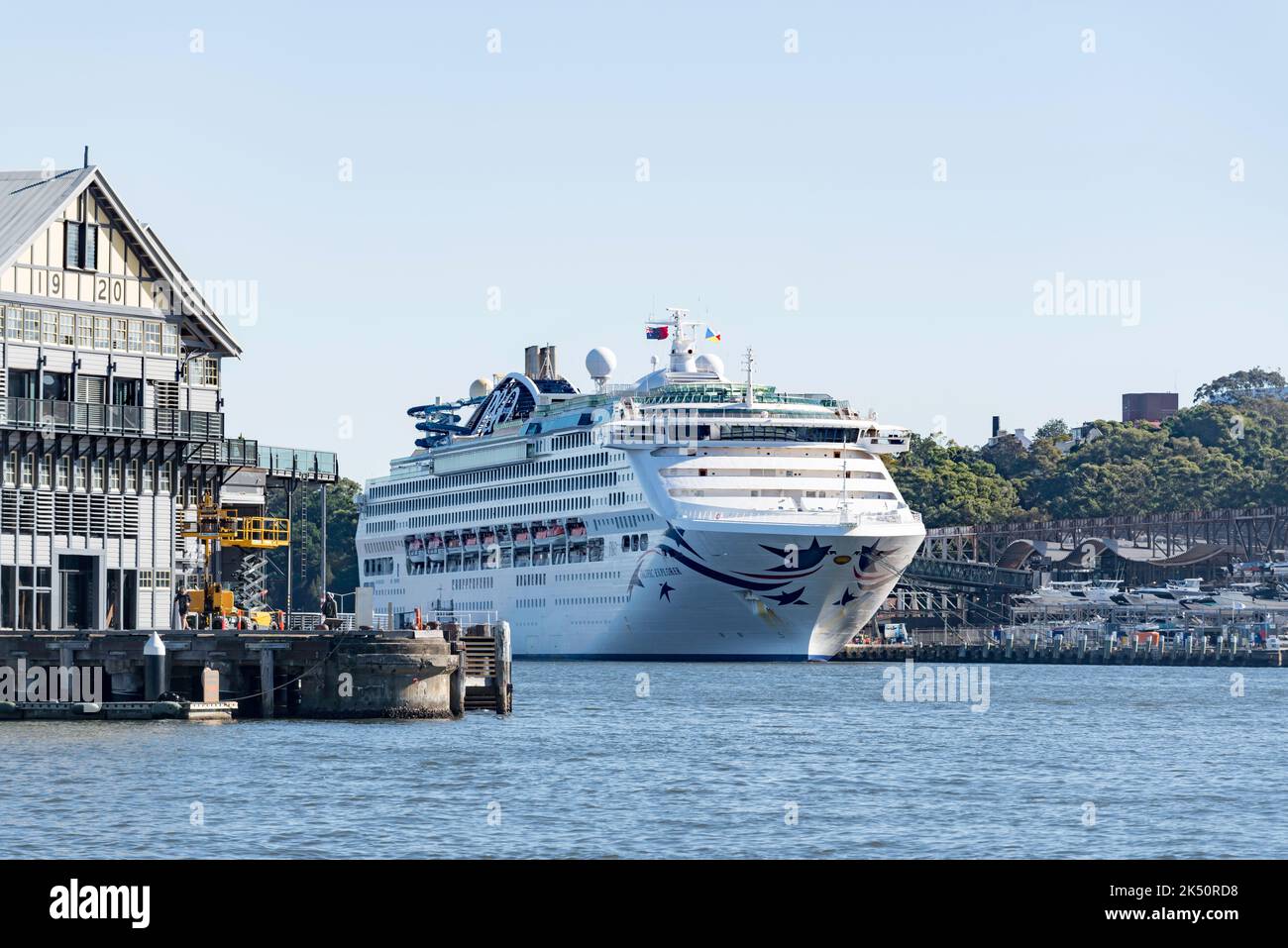 P&O's Pacific Explorer at the White Bay Cruise Terminal in Sydney ...