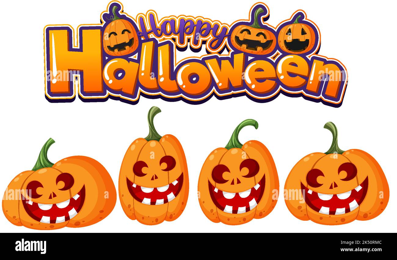 Halloween word clipart Stock Vector Images - Alamy