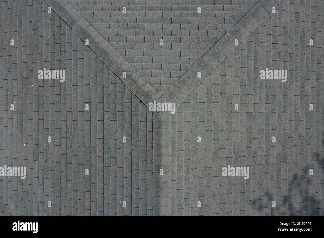 An aerial view over a roof of building Stock Photo - Alamy