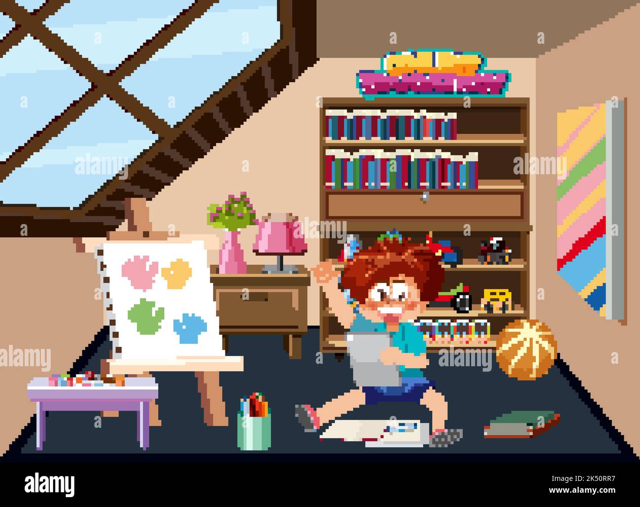 Online learning at home illustration Stock Vector Image & Art - Alamy