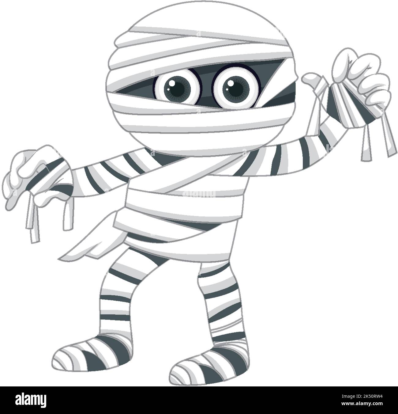 Mummy kid cartoon character illustration Stock Vector Image & Art - Alamy