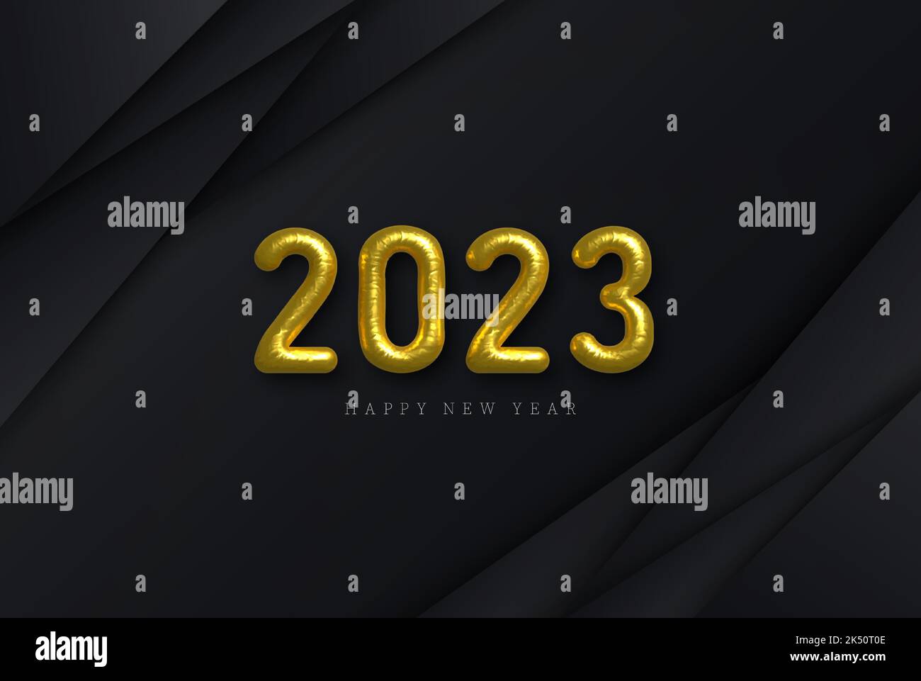 Black abstract background with geometric shapes and gold air figures 3D ...