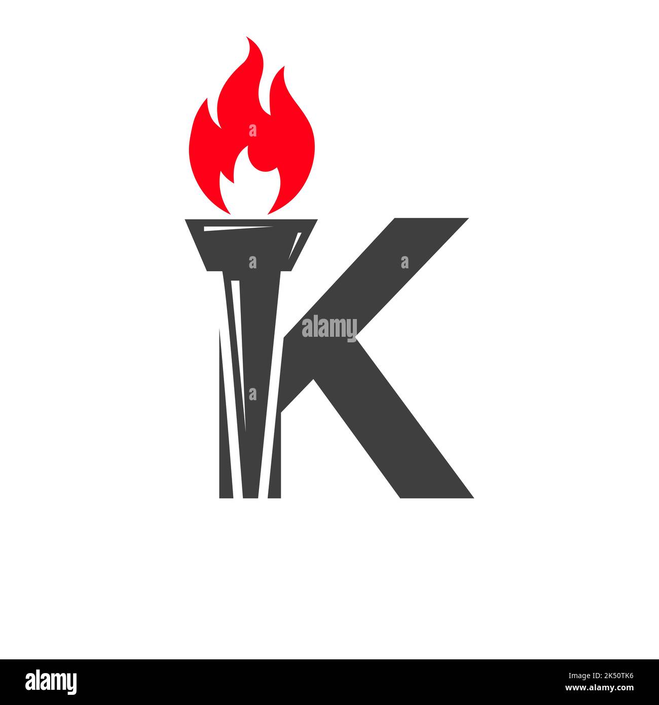 K Logo Fire