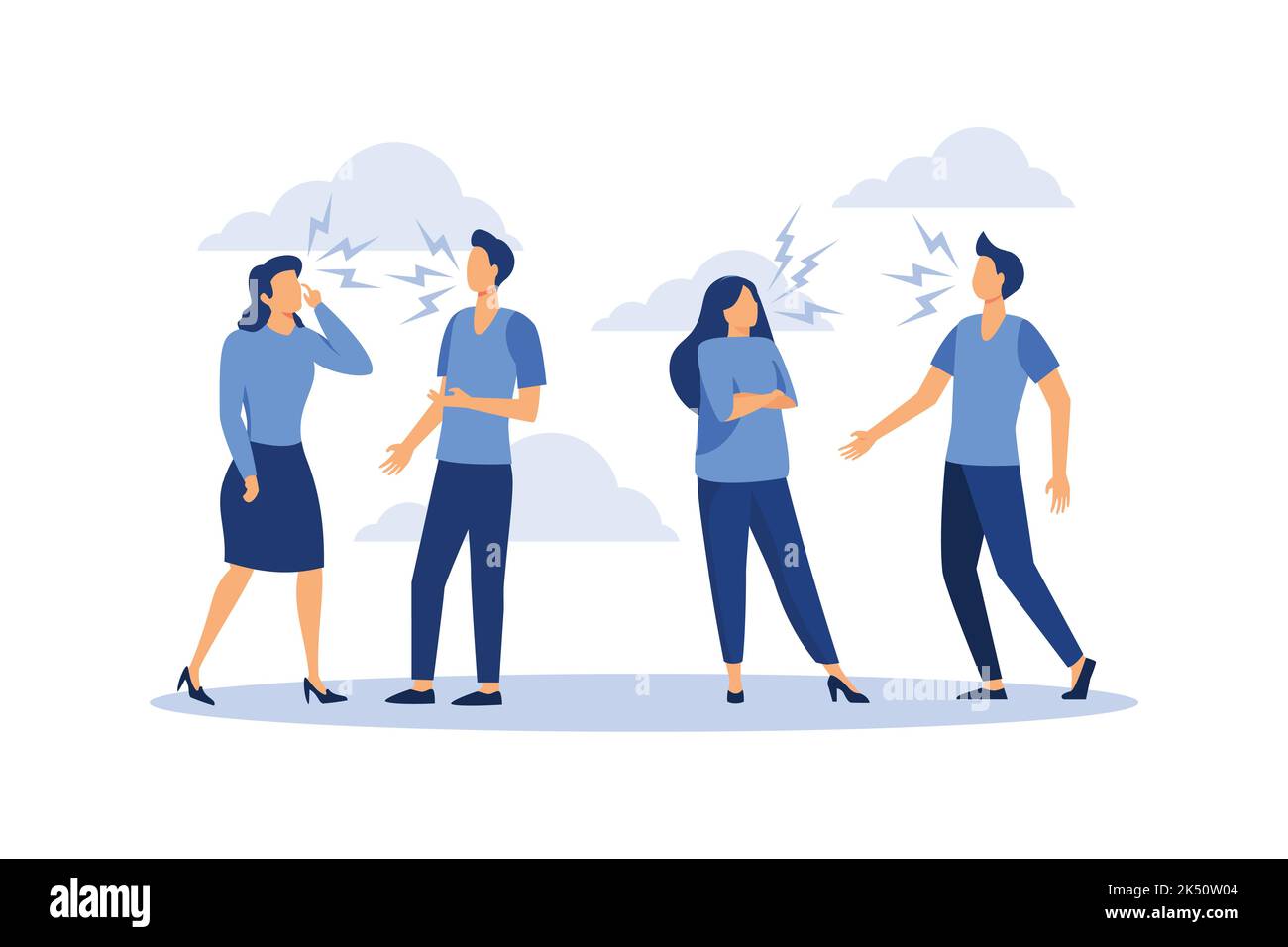 Yell vector vectors hi-res stock photography and images - Alamy