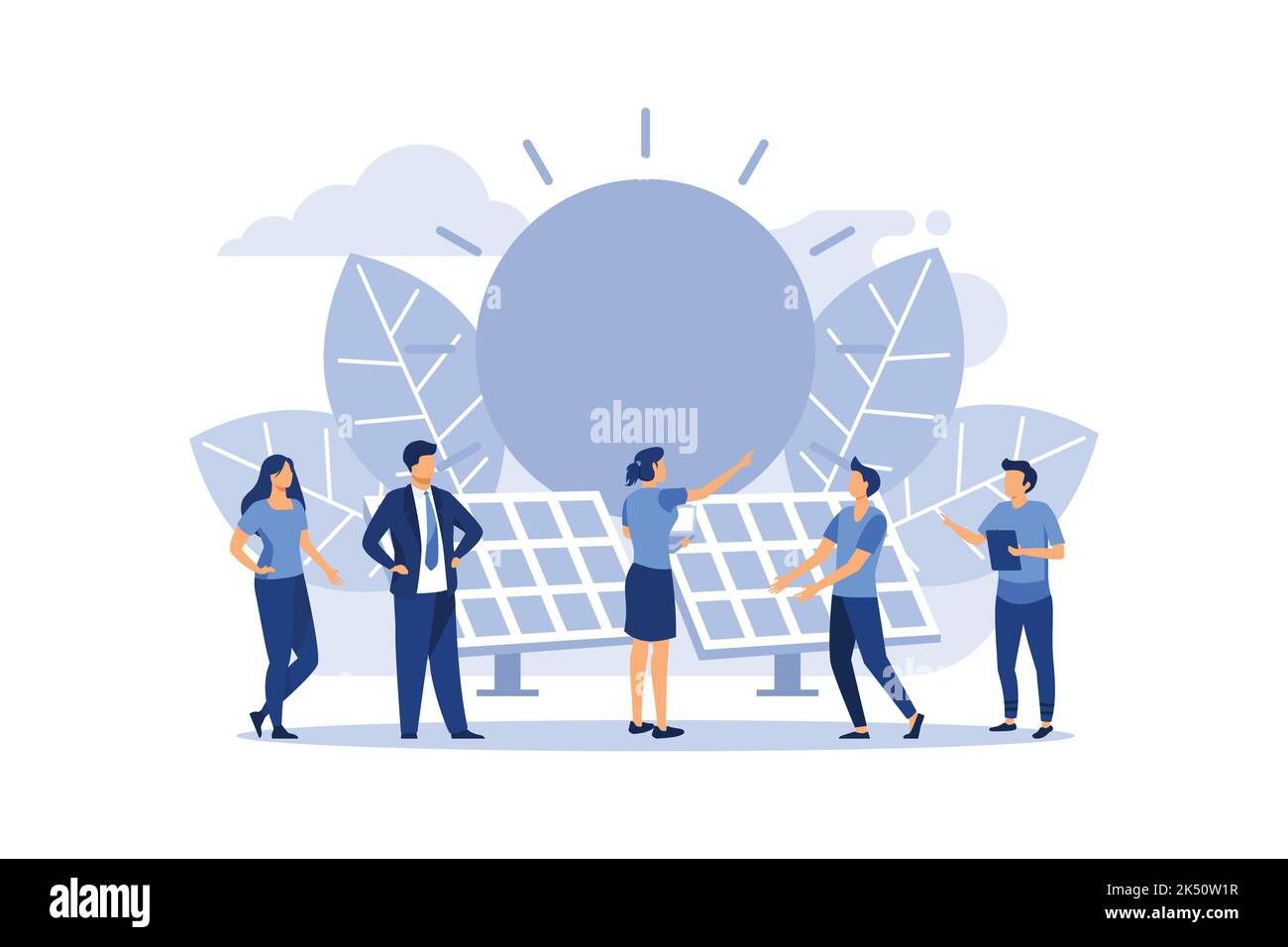 alternative renewable energy. solar energy, technological solar panels ...