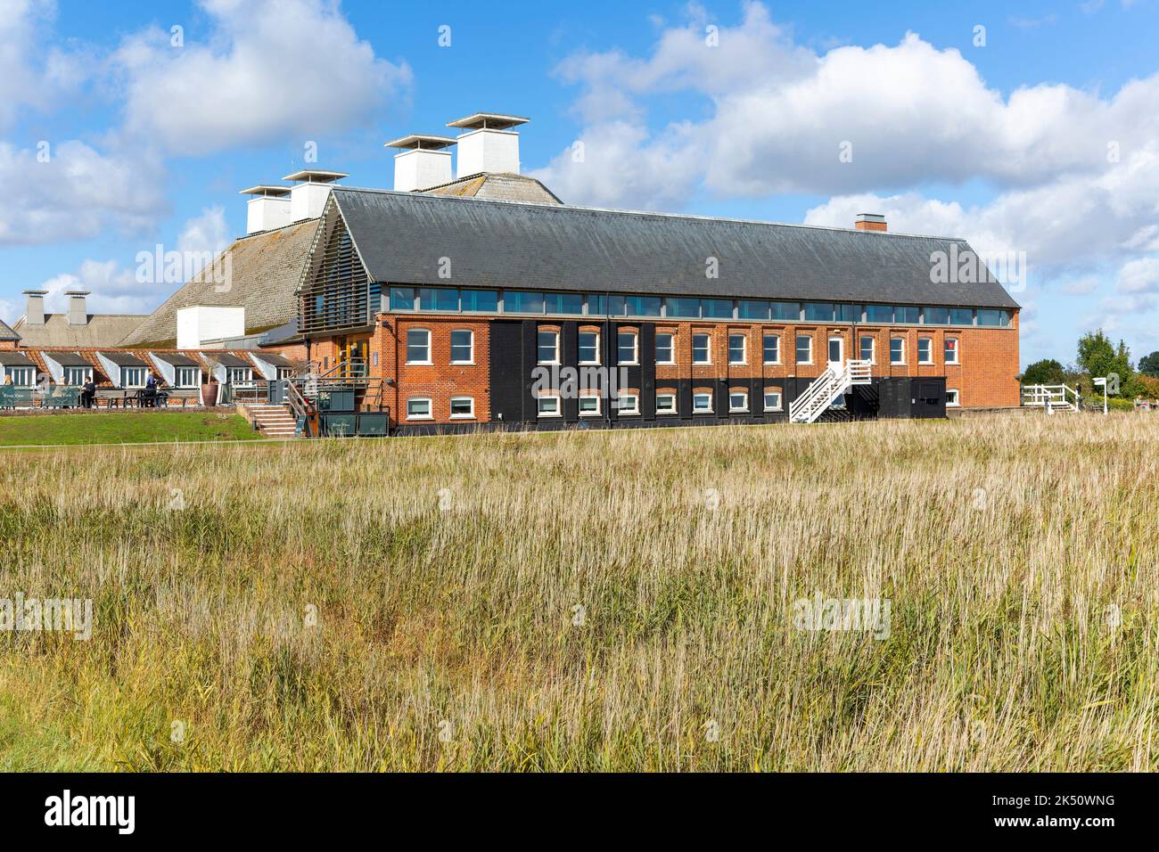 Concert hall in converted industrial building, Snape Maltings, Suffolk ...