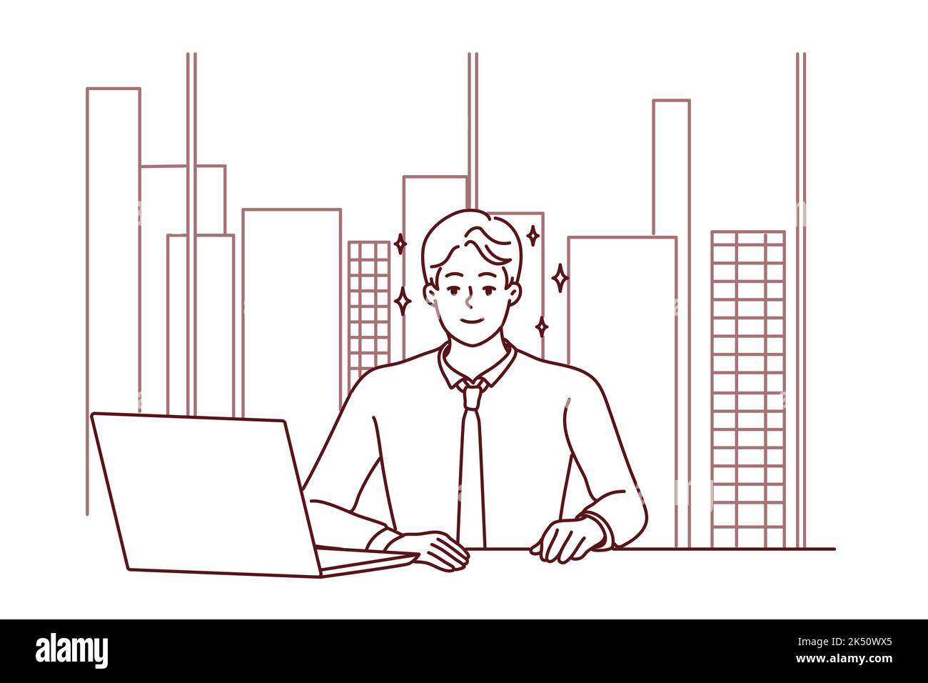 Successful employee in formalwear Cut Out Stock Images & Pictures - Alamy