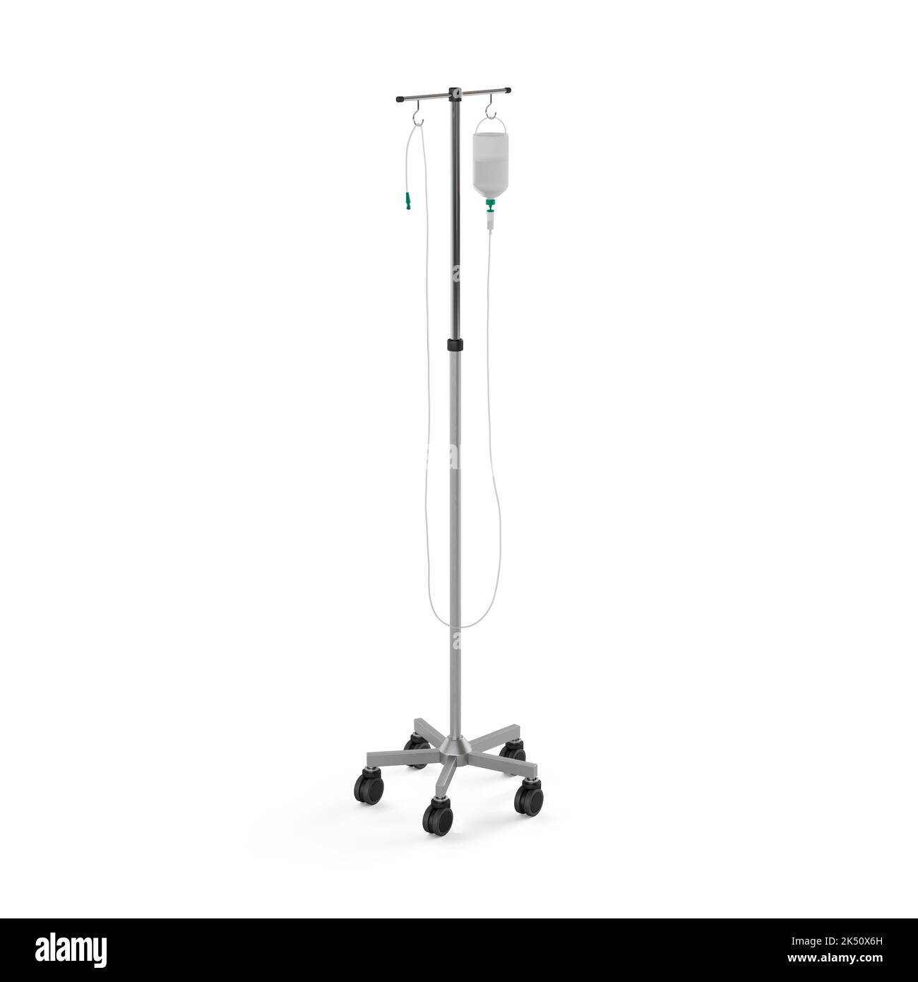 A 3d rendered hospital drip against a white background Stock Photo - Alamy