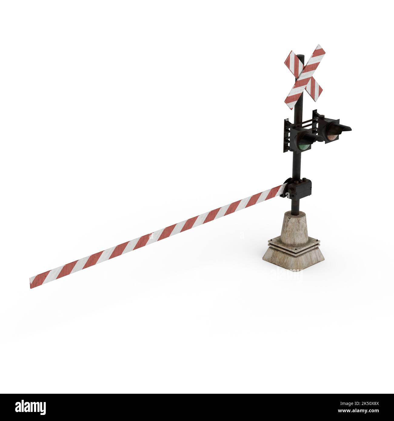 White railroad sign Cut Out Stock Images & Pictures - Alamy